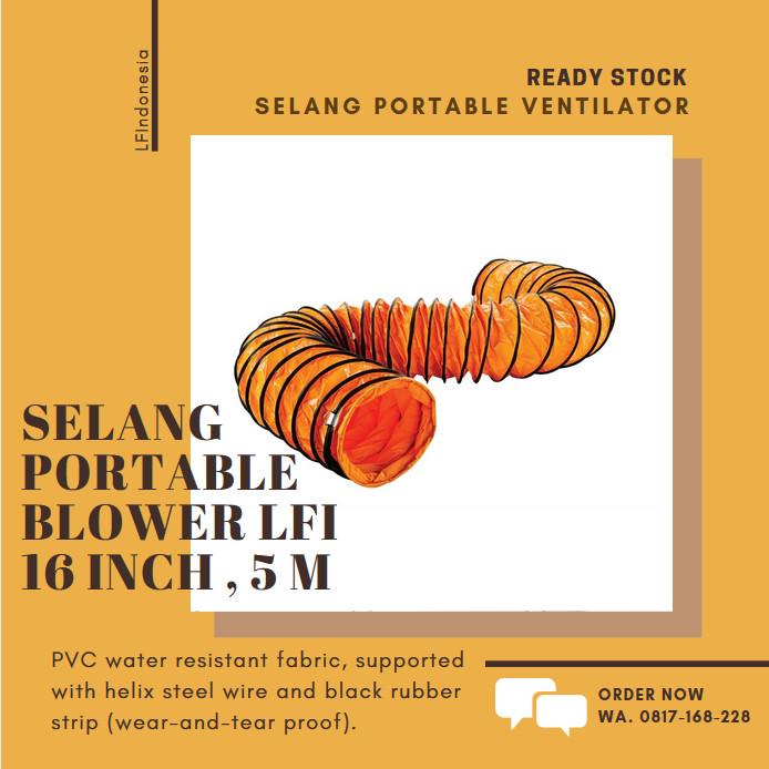 Jual Selang Portable Ventilator Flexible Hose Exhaust Blower 16 5 meter ...