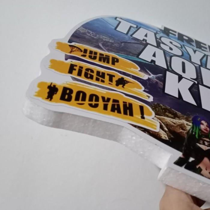 Jual FREE FIRE BOARD TULISAN BACKDROP DEKORASI TASYAKURAN KHITANAN ...