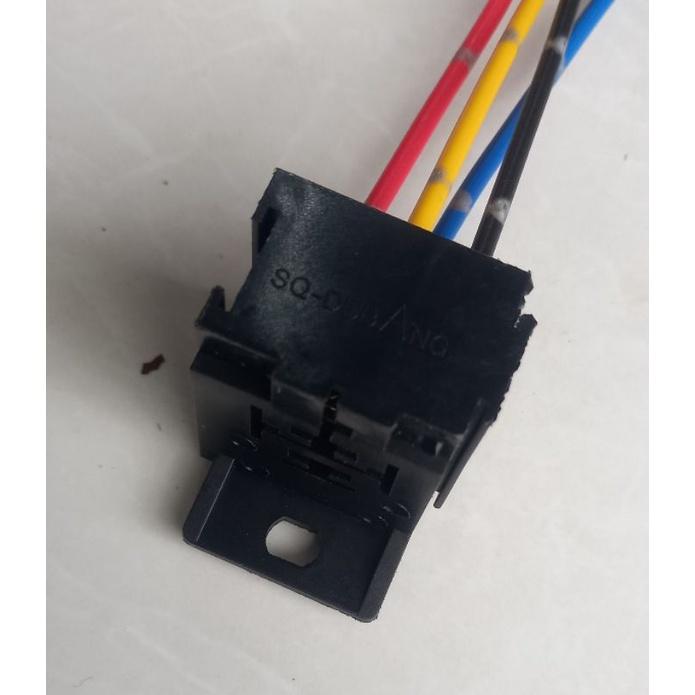 Jual Socket Relay Gandeng Klakson Lampu Tembak Tebal Hitam Relay Bangku ...
