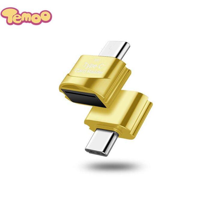 Jual Temoo Pembaca Kartu USB Tipe C, Pembaca Kartu USB Mikro SD TF ...