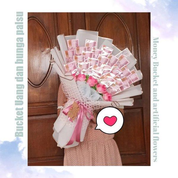 Jual buket custom buket ulang tahun buket anniversary valentine kd2.5k - Kota Surabaya - miraaa ...