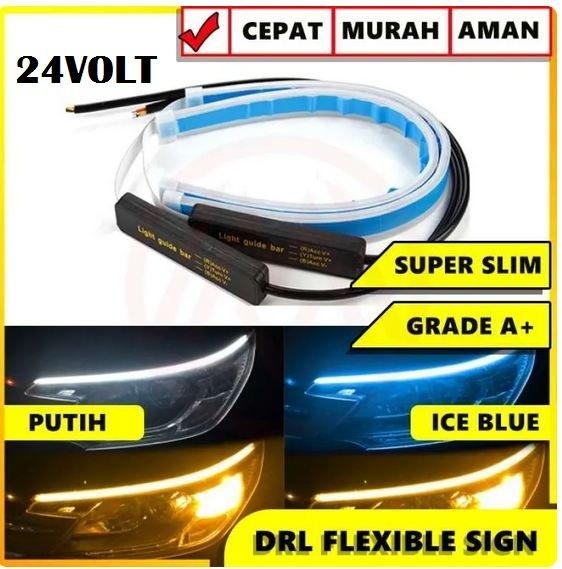 Jual Lampu DRL Running LED Alis Sein Gerak 60Cm 24V 24 Volt Bus Truk ...