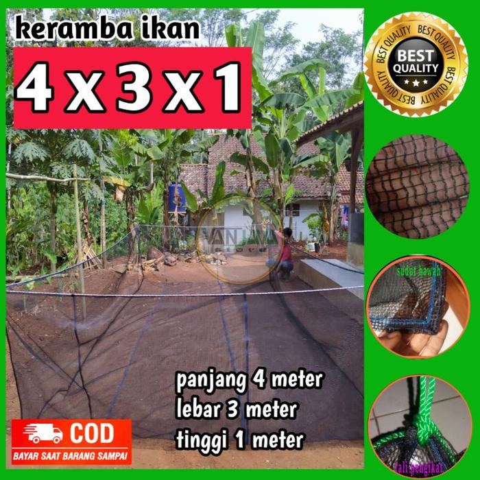 Jual Jaring Ikan Keramba Jaring apung ikan 4x3x1 Karamba Waring Ikan ... Jual Jaring Ikan Keramba Jaring apung ikan 4x3x1 Karamba Waring Ikan ...