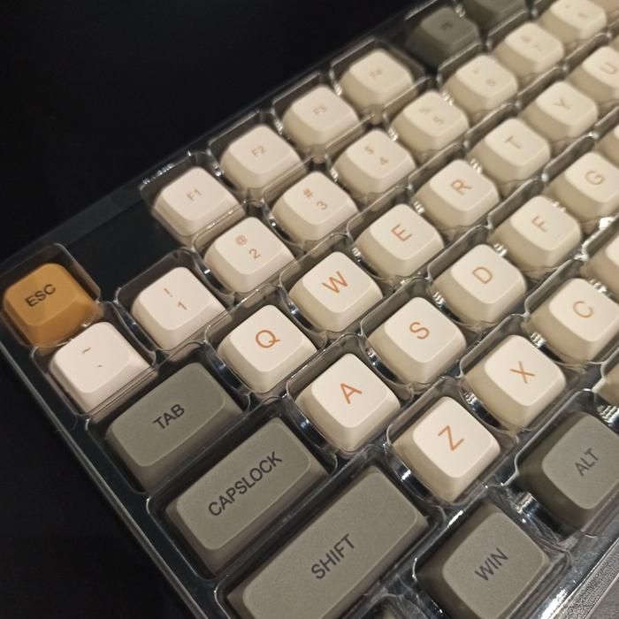 Jual Keycaps Shimmer Gold PBT 127 Keys XDA Profile For Mechanical ...