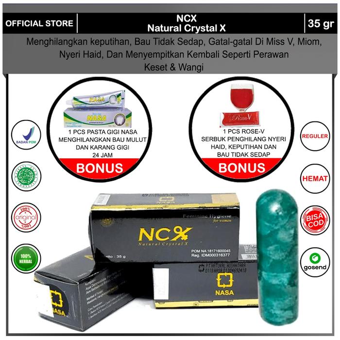 Jual Crystal X Asli Nasa NCX Original Nasa Cristal X Original Kristal x ...