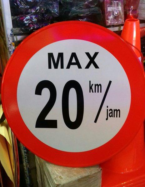 Jual Rambu batas kecepatan maksimum. rambu murah. rambu custom ukuran ...