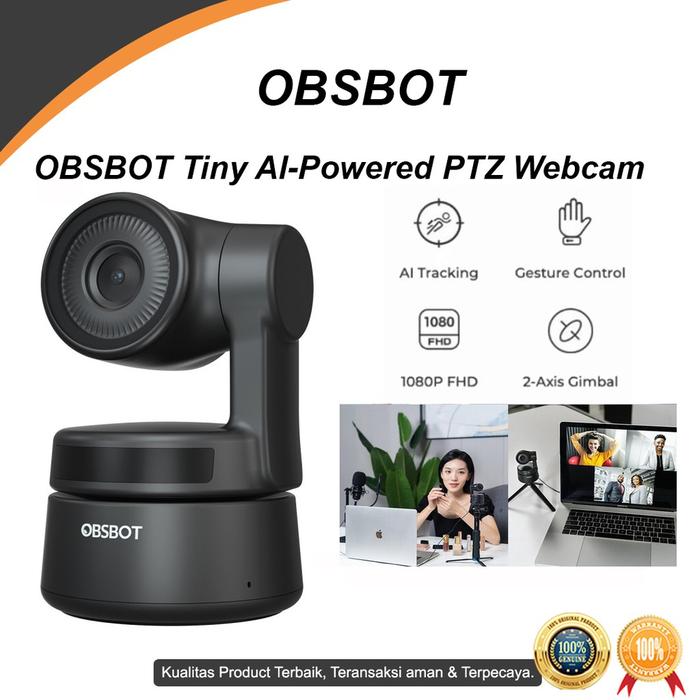 Jual OBSBOT Tiny AI-Powered PTZ Webcam Original Web Cam 1080p ...