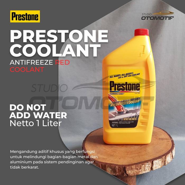 Jual PRESTONE RADIATOR COOLANT RED ANTIFREEZE 1L AIR RADIATOR - Kab ...