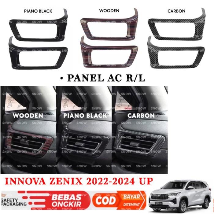 Jual Panel Side Air Vent RL Innova Zenix 2022 2023 2024 Hitam Wood ...