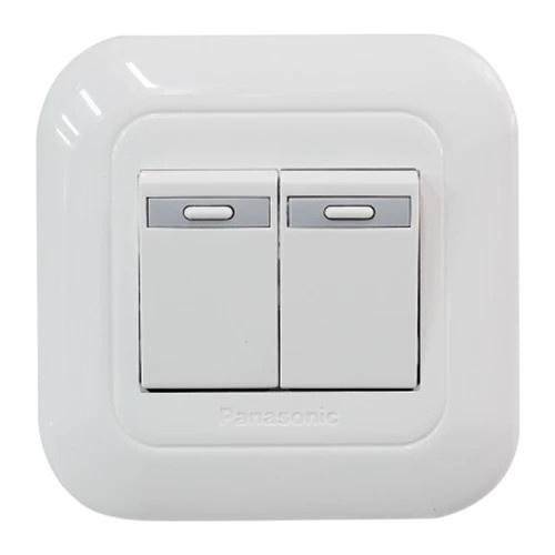 Jual SAKLAR LAMPU PANASONIC DOUBLE TANAM/INBOW WEJ-78029 W - Jakarta ...