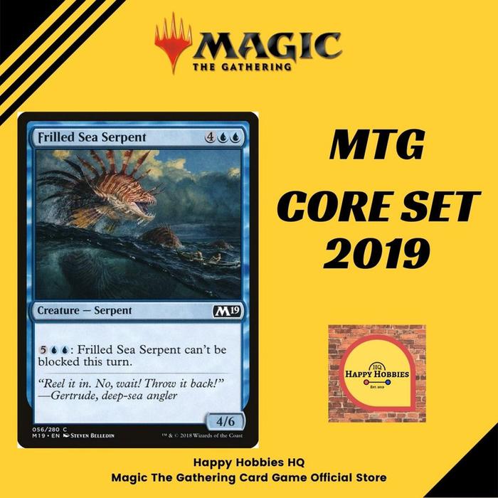 Jual Frilled Sea Serpent M19 Common 056/280 MTG Singles - Kota Surabaya ...