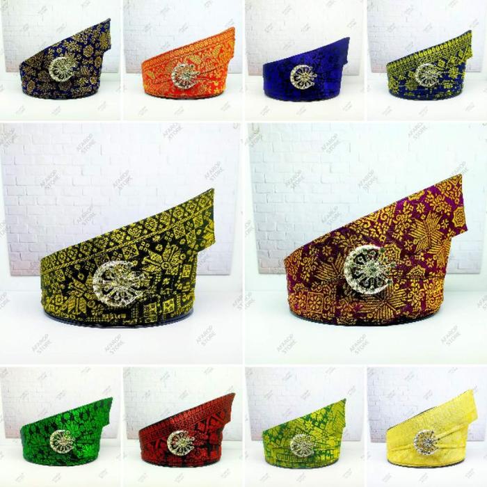Jual TANJAKTENGKOLOKDESTAR SONGKET PREMIUM ASLI MELAYU MODEL TANJAK ...