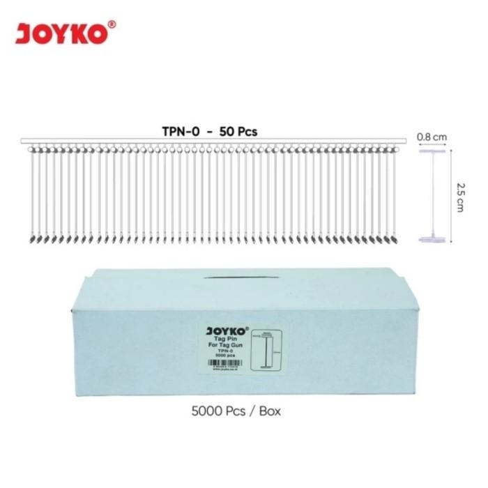 Jual Joyko TPN-0 Tag Pin 1 Box isi 5000pc Refill Tag Gun Label Harga ...