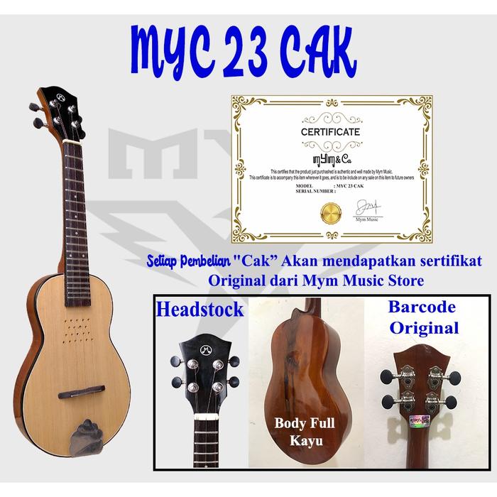 Jual Ukulele / Kencrung Senar 3 / Cak Cuk Original Mym&ca Bahan Full ...
