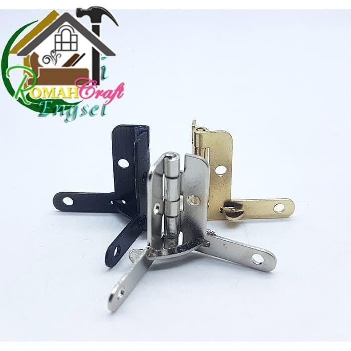 Promo Engsel Siku engsel putar engsel L sudut 90 " uk T22 x L23 mm (No ...