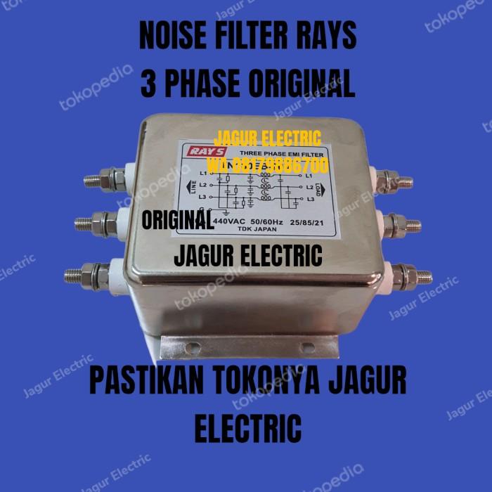 Jual EMI FILTER/NOISE FILTER 50A THREE PHASE /3 PHASE RAYS ORIGINAL ...