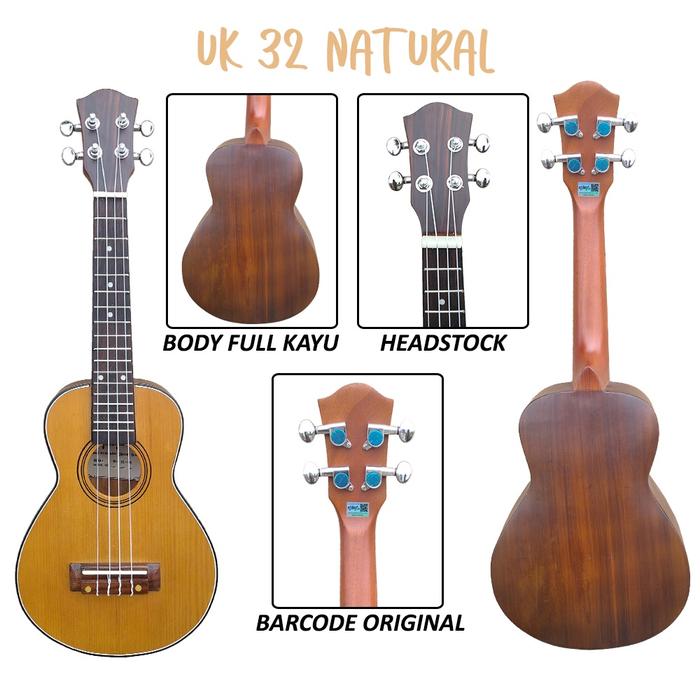 Jual Ukulele / Kencrung Senar 3 / Cak Cuk Original Mym&ca Bahan Full ...