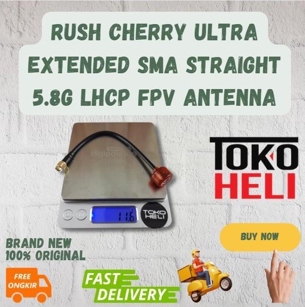Jual Rush Cherry Ultra Extended Sma Straight 5.8g Lhcp Fpv Antenna Di ...