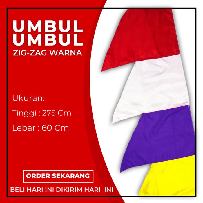 Jual Bendera Umbul Umbul Warna Warni Bendera 17 Agustus Agustusan murah - Jakarta Barat - kk ...