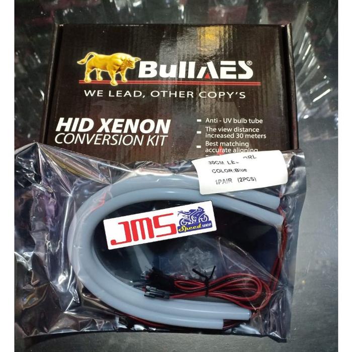 Jual lampu alis drl led bull aes ukuran 3060 cm putih biru merah hijau ...