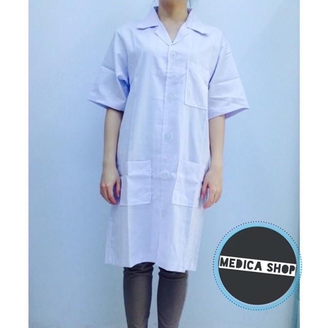 Jual Baju Lab / Jas Lab (Laboratorium) Lengan Pendek - Jakarta Barat ...