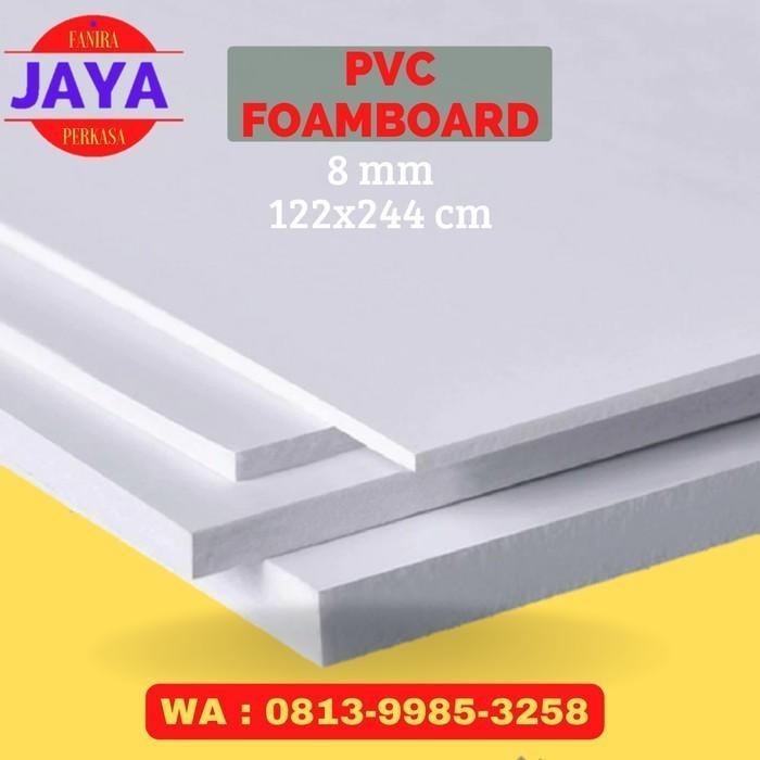 Jual PVC Foamboard Sheet Lembaran 8mm ukuran 122 x 244cm Maket Murah ...
