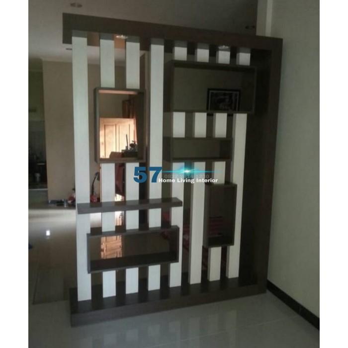 Jual Partisi Ruangan Minimalis Bahan Plywood HPL Free Desain Dan Ukur ...