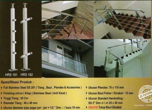 Jual Tiang Railing Kaca Glass Railing Stainless Steel Railing murah ...