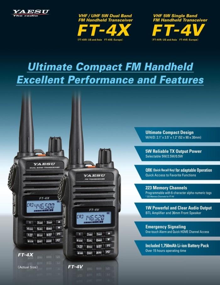 Jual PAKET MURAH Radio HT Yaesu FT 4X Original Yaesu FT-4X Yaesu FT 4X ...