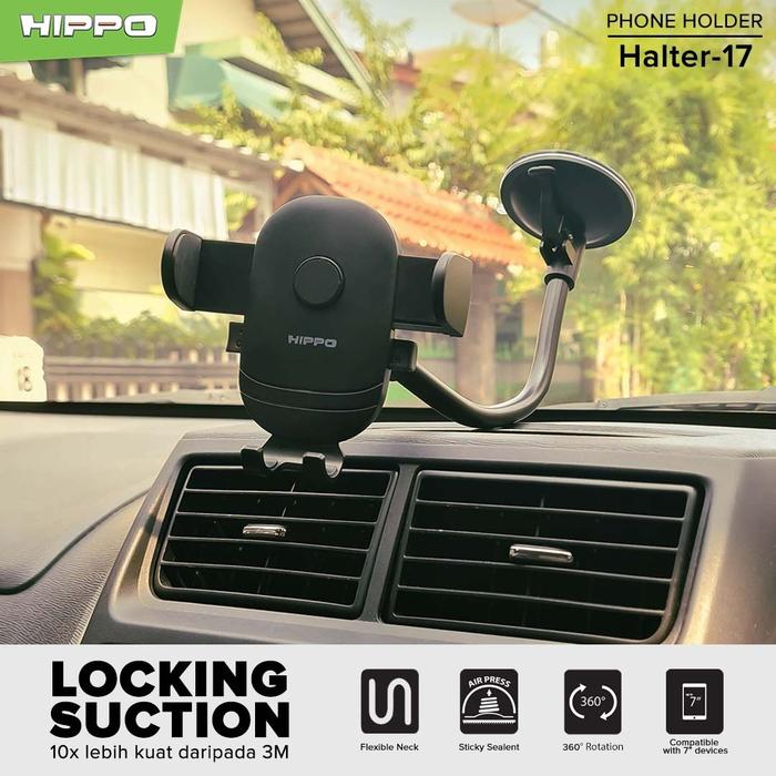 Promo Hippo Phone HOLDER HALTER 17 WindShield Black - Jakarta Pusat ...