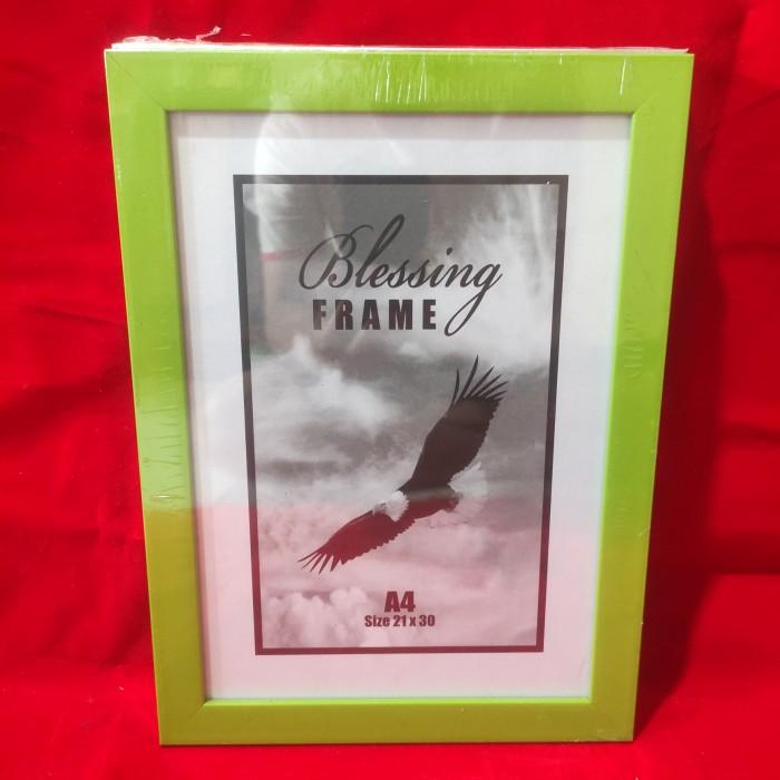 Jual Bingkai frame figura foto A4 21x30 sertifikat piagam warna warni 🔥 ...