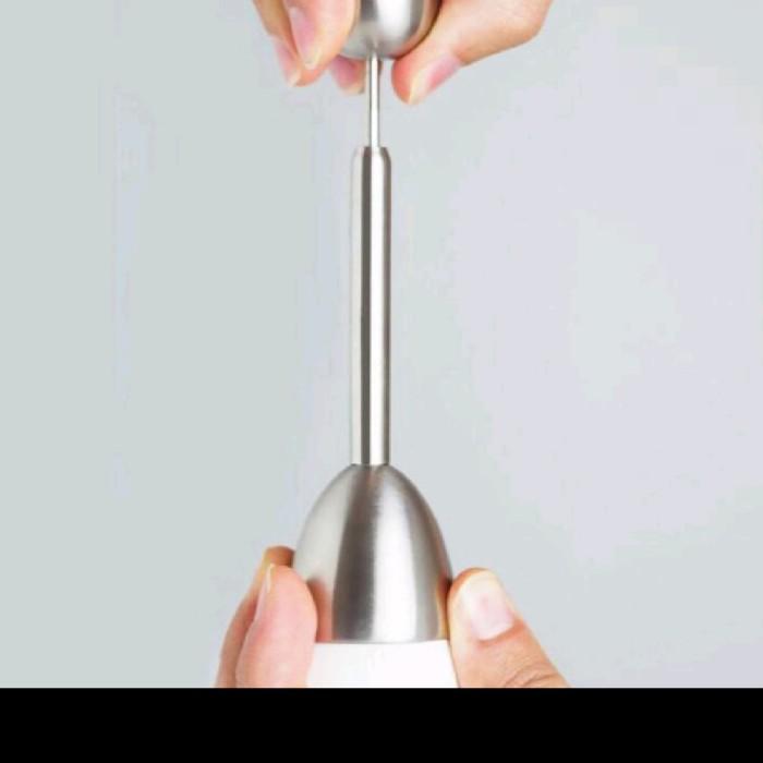 Jual Promo Alat Pembuka Cangkang Telur Mentah Rebus Stainless Dekorasi ...
