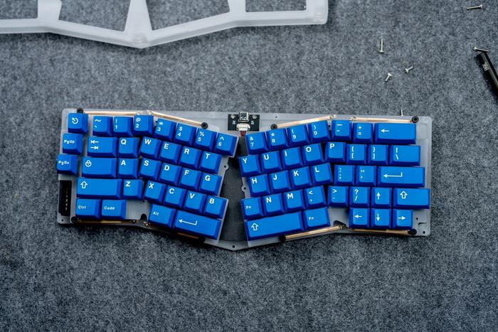 Jual MO Tn Alice For Owlab Spring CNC Flex Cut PCB Keyboard Kit Acry ...