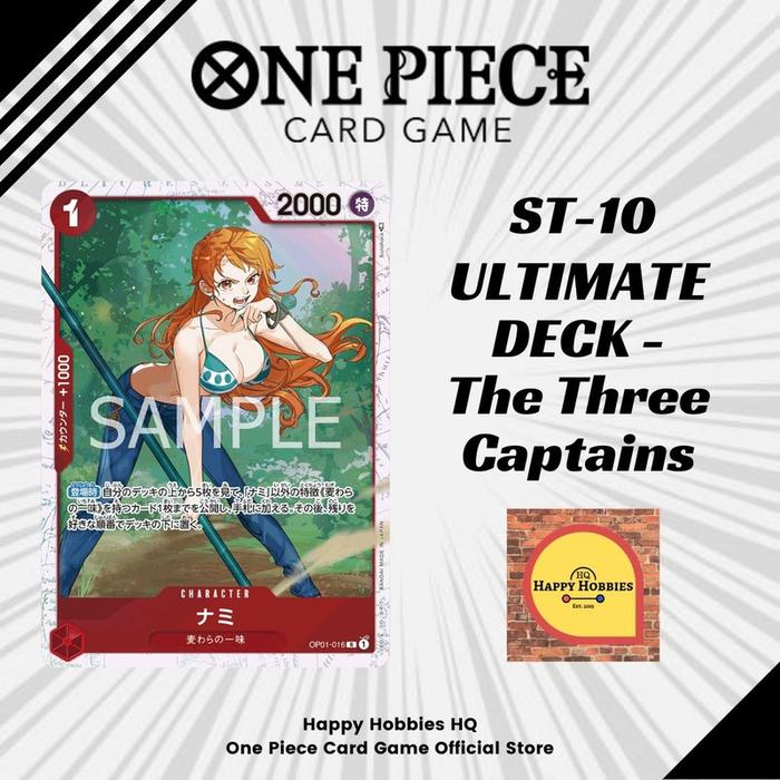 Jual One Piece Card Game ST10 OP01-016 Nami Parallel R - Kota Surabaya ...