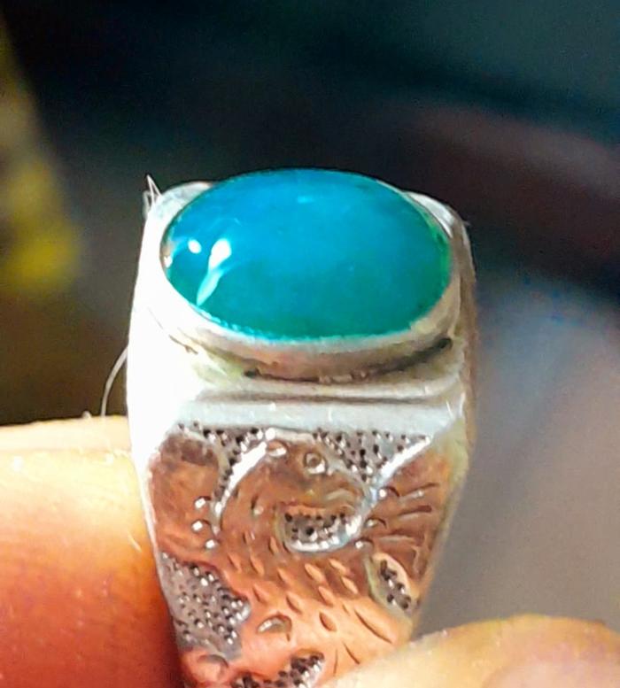 Jual Bacan Doko Gulau coklat super ring perak lapis suasa kode 029 ...