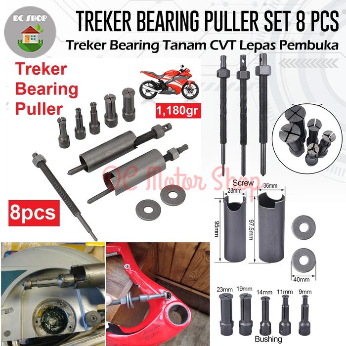 Jual Treker Bearing Puller Set 8 Pcs Treker Bearing Tanam CVT Lepas ...