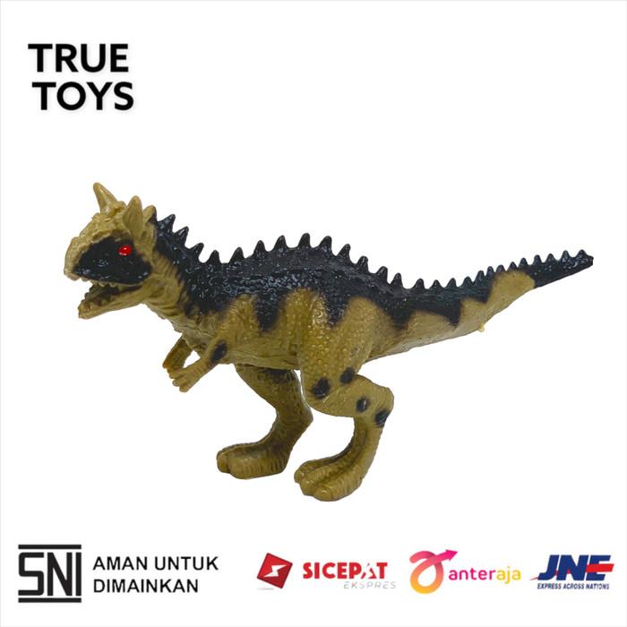 Promo Mainan dinosaurus T-REX dinosaurus Carnotaurus bahan pvc padat ...