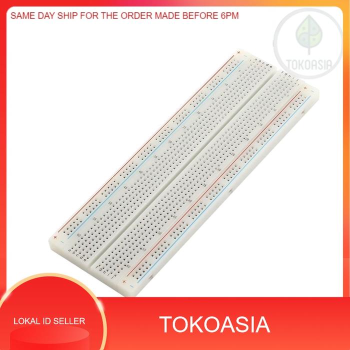 Jual MB-102 MB 102 Solderless Breadboard 830 Point PCB Bread Board - Kota Pekanbaru - TOKOASIA ...