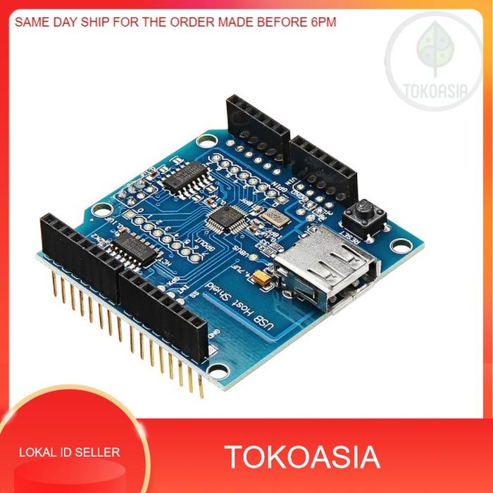 Jual USB Host Shield for UNO MEGA 2560 1280 Support Google Android ADK USB - Kota Pekanbaru ...