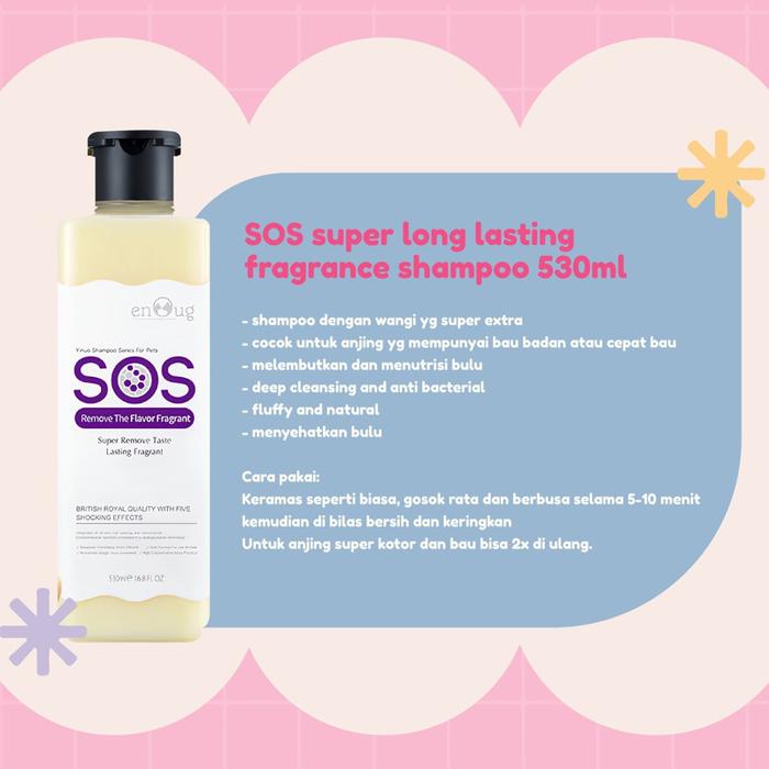 Jual SOS DOG SHAMPOO A159 - SOS Shampoo Skin Disease - Fluffy Shining ...