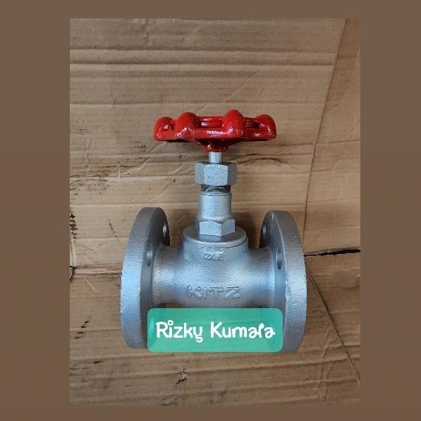 Jual Globe Valve KITZ 1 1/2" Inch 10K-40 Flange Best - Jakarta Timur ...