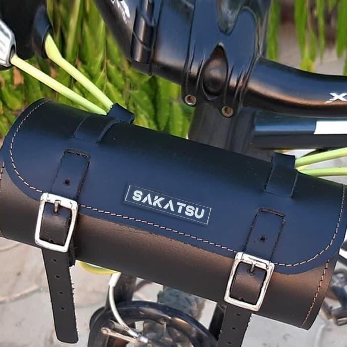 Jual TABUNG MOTOR Sepeda Just Ride / Tas Motor Sepeda Kulit PU ...