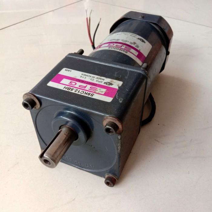 Jual AC motor gearbox 200W 380V 3phase Ratio 1:12.5 SPG induction moto ...