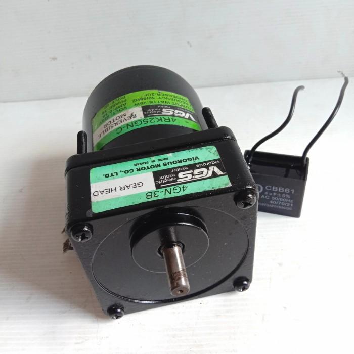 Jual AC Motor Gearbox 25W - 220V - Ratio 1:3 - 400rpm - Gear Head Best ...
