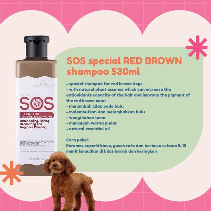 Jual SOS DOG SHAMPOO A159 - SOS Shampoo Skin Disease - Fluffy Shining ...