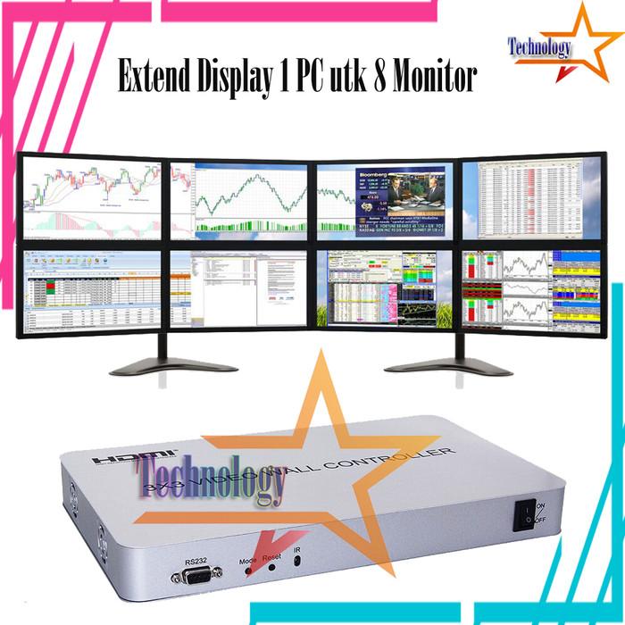 Jual Multiple Monitor HDMI Extended 1 PC U/ 8 TV (Tampil Beda Beda) 10 ...