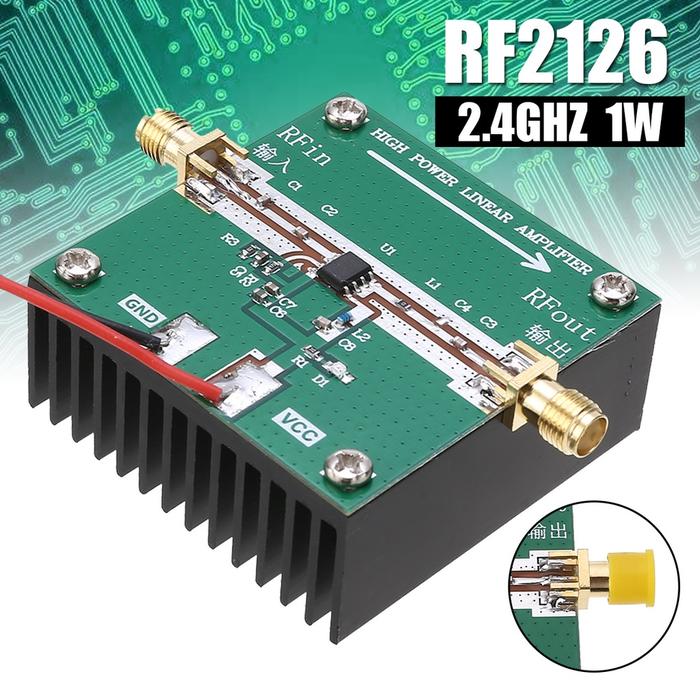 Jual Rf Power Amplifier RF2126 1W 2.4GHZ 400M - 2700MHZ Penghilang Pas ...