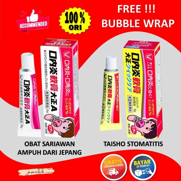 Jual ORIGINAL TAISHO STOMATITIS OBAT SARIAWAN AMPUH 100 ASLI JEPANG ...