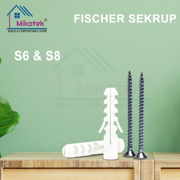 Promo Fiser Sekrup Mikotek / Fiser S6 Sekrup Fiser S8 Sekrup Isi 50 Set ...