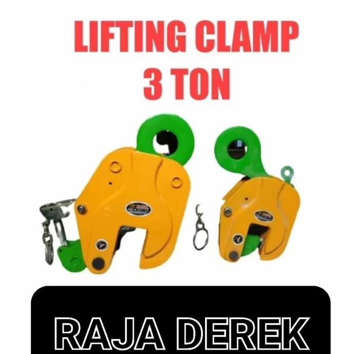 Jual ATM Vertikal Lifting Clamp Cap. 3 Ton / Klem Besi 3 Ton - Jakarta ...